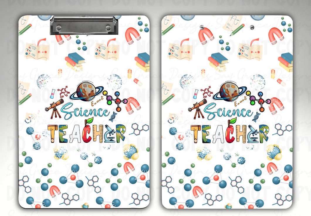 Science Teacher Clipboard – Say Grace Designs